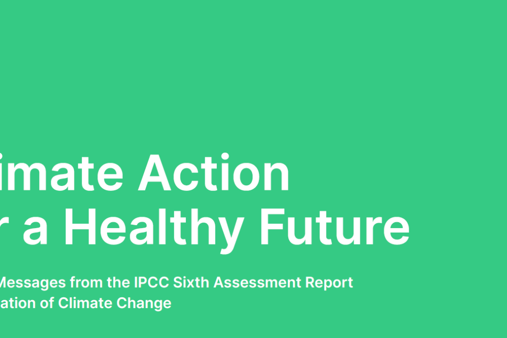 Climate action for a healthy future – UK Health Alliance on Climate Change